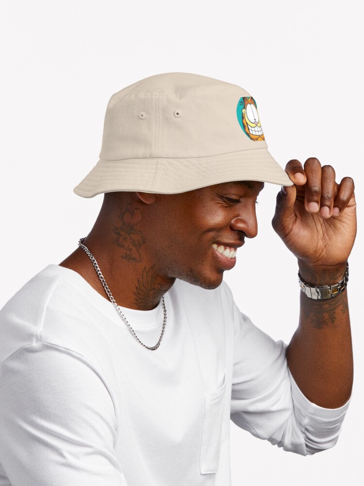 Shocked Garfield Face Illustration Bucket Hat | Garfield Shop