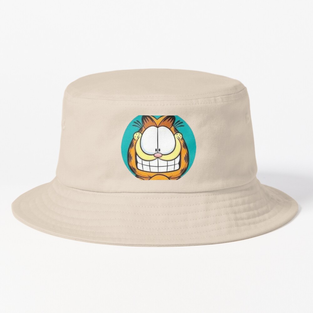 Shocked Garfield Face Illustration Bucket Hat | Garfield Shop